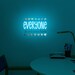 Everyone is Welcome Here Neon Sign, Social Justice Neon, Anti-racist ...