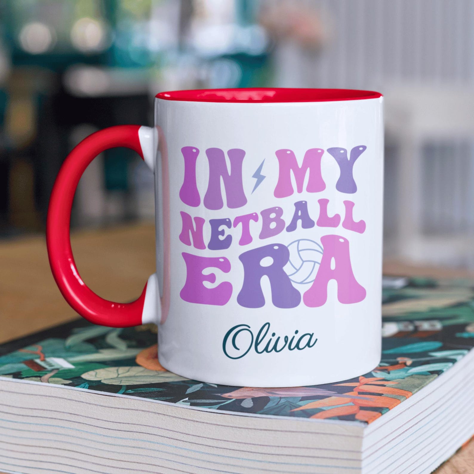 Personalised in My Netball Era Mug, Netball Gift for Her, Gift for ...