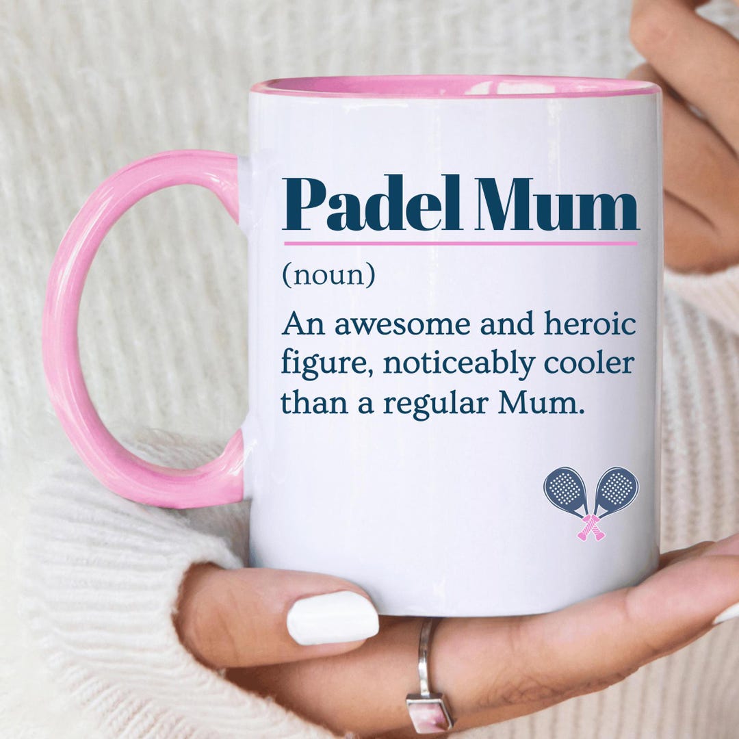 Padel Gift for Mum, Funny Padel Mug, Padel Definition Mug, Gift for Mum ...
