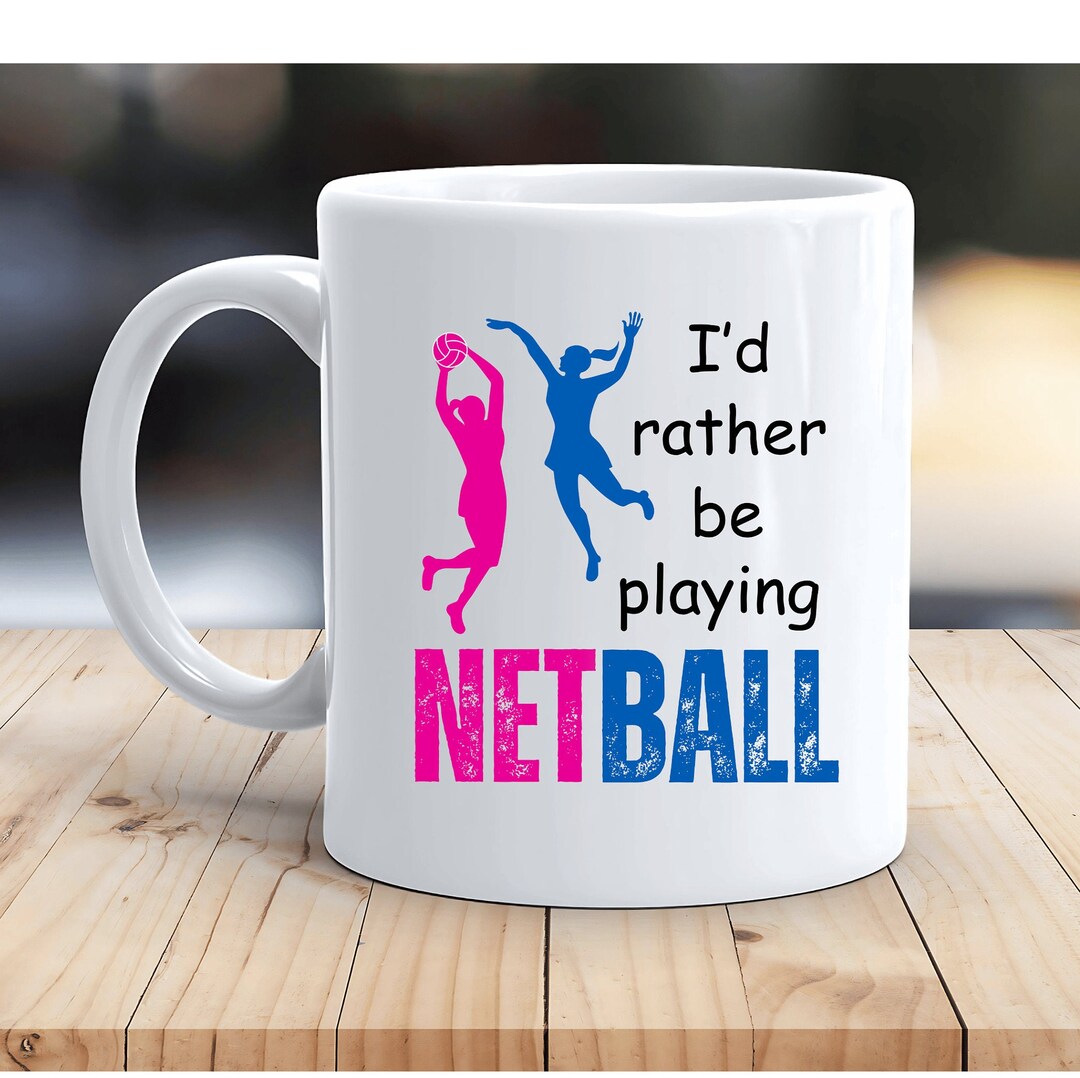 Funny Netball Mug, Gift for Netball Player, Netballer Gift, Team-mate ...