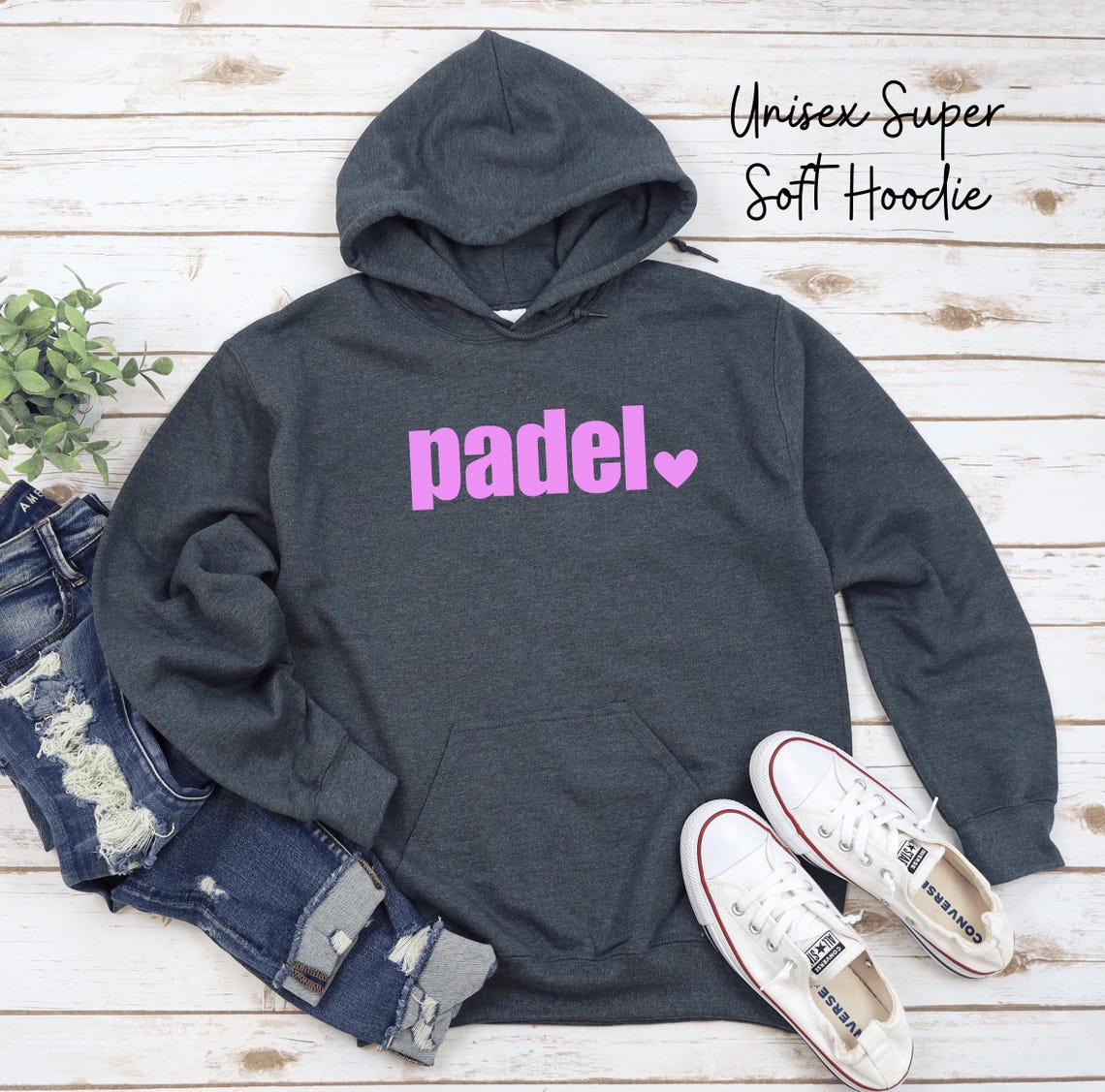 Love Padel Hoodie, Padel Gift, Gift for Padel Player, Mother's Day ...