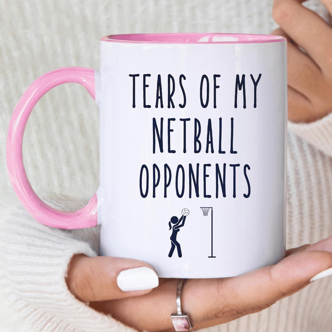 Funny Netball Mug, Netball Gift for Her, Gift for Netballer, Team Gift ...