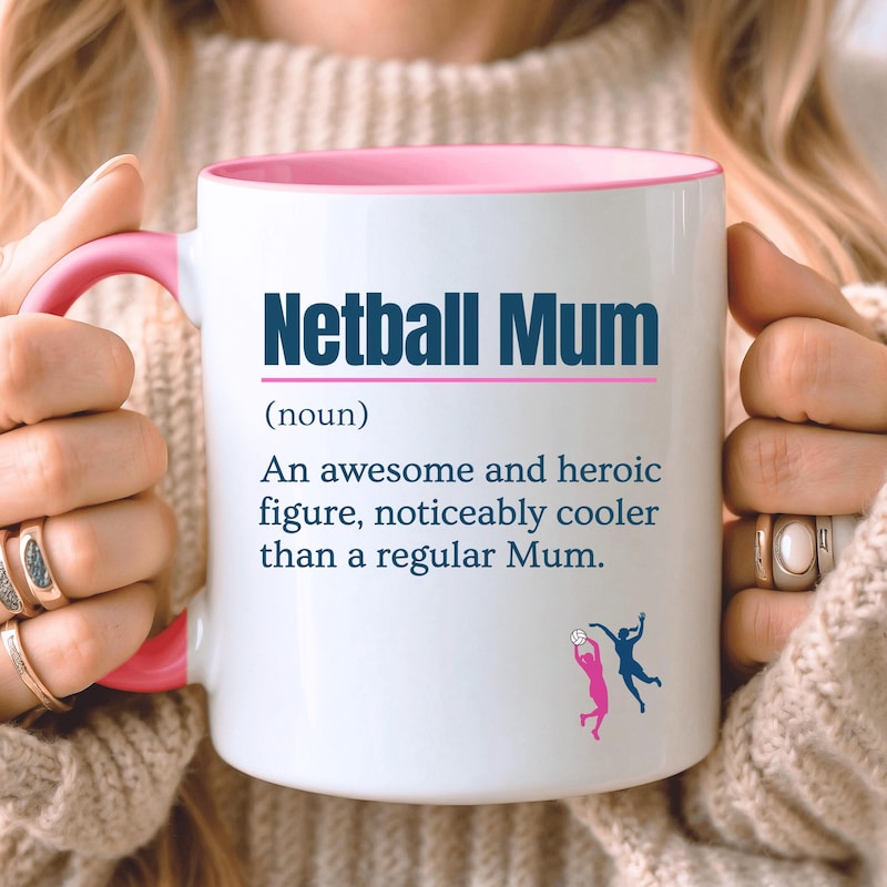 Netball Mug Funny - Etsy UK