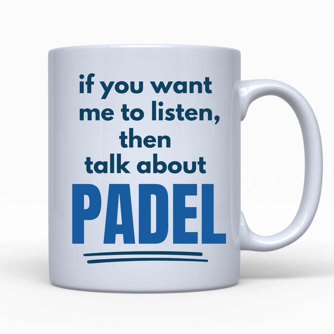Funny Padel Mug, Padel Gift, Gift for Padel Player, Dad Birthday ...