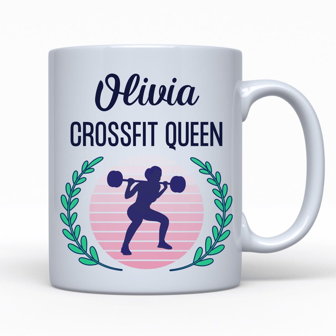 Personalised Crossfit Gift, Crossfit Mug, Fitness Workout Gift ...