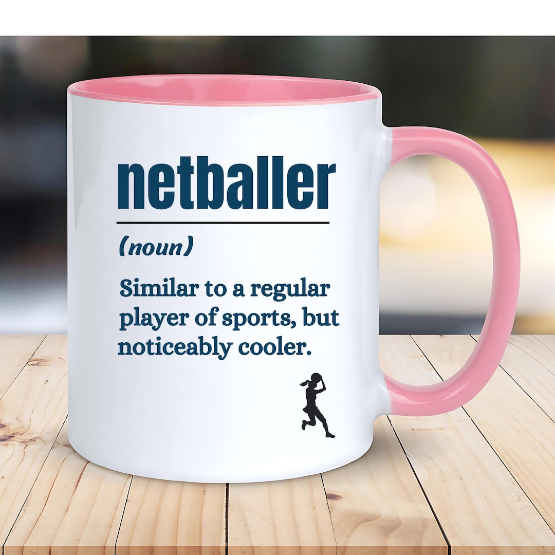 Funny Netball Mug, Netball Definition Mug, Gift for Netball Player ...