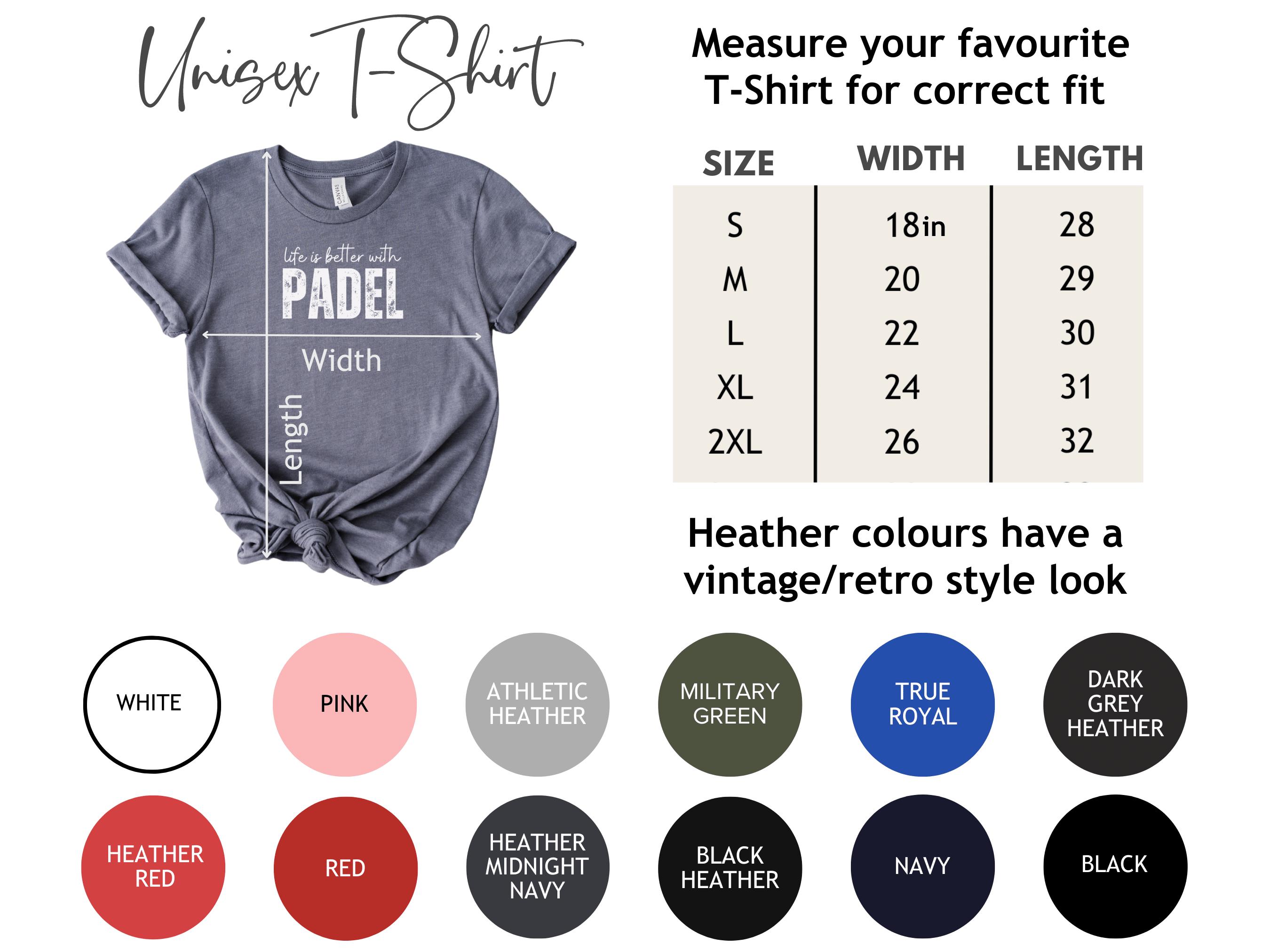 Life is Better With Padel T-shirt, Padel Gift for Her, Gift for Padel ...