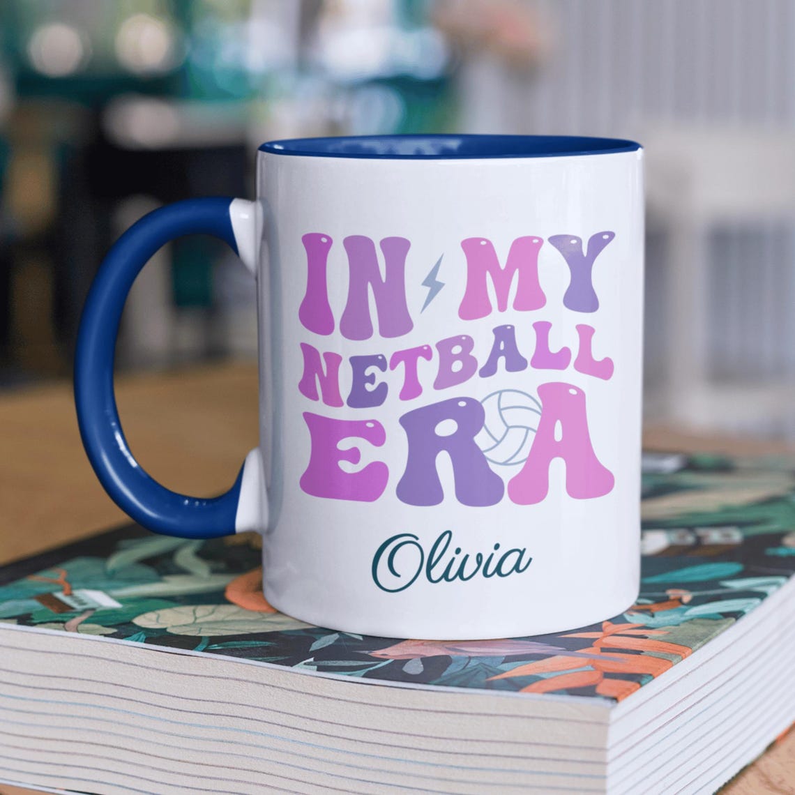 Personalised in My Netball Era Mug, Netball Gift for Her, Gift for ...