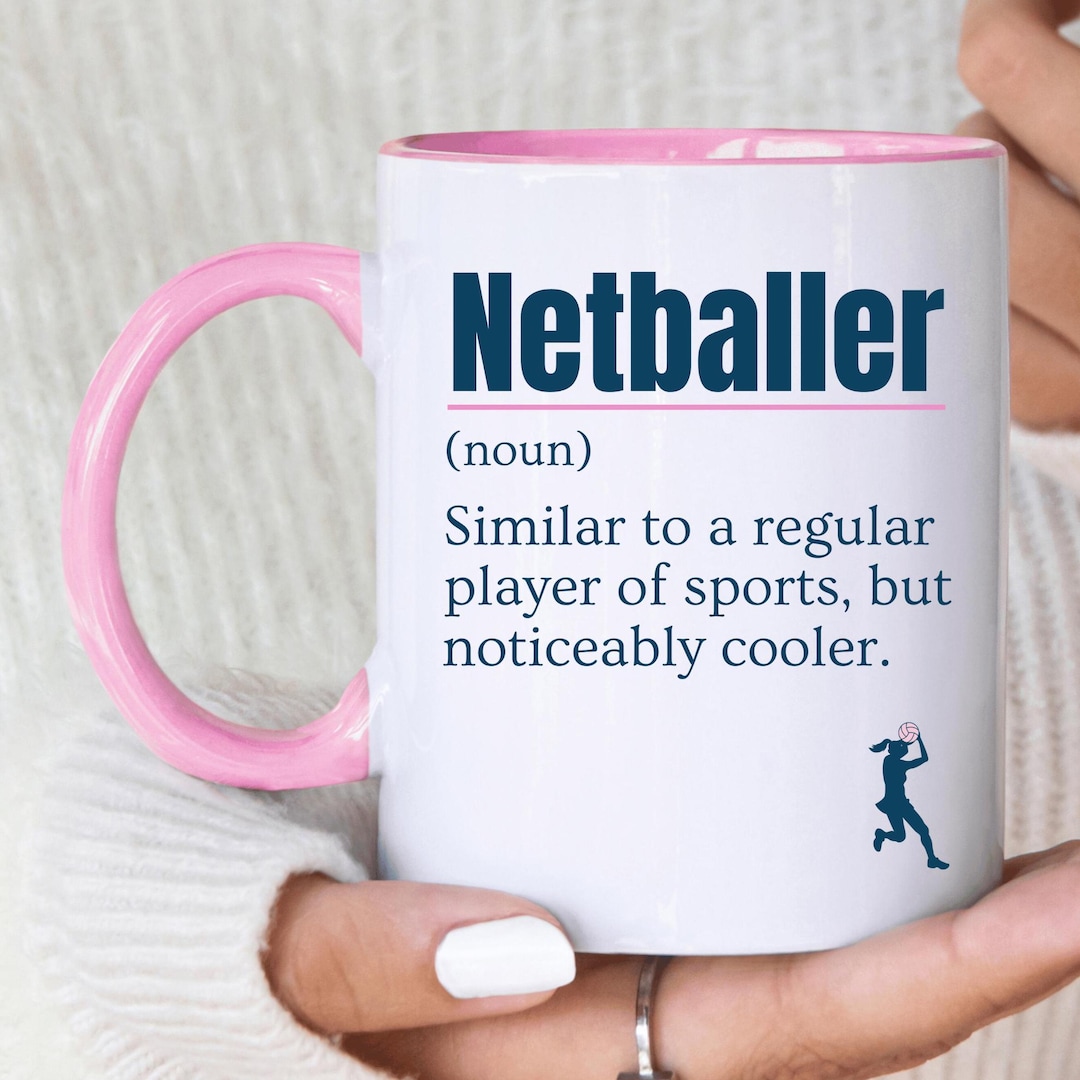 Funny Netball Mug, Netball Definition Mug, Gift for Netball Player ...