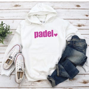 Love Padel Hoodie, Padel Gift, Gift for Padel Player, Mother's Day ...