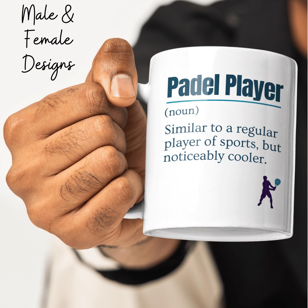 Funny Padel Mug, Gift for Padel Player, Definition Mug, Birthday ...