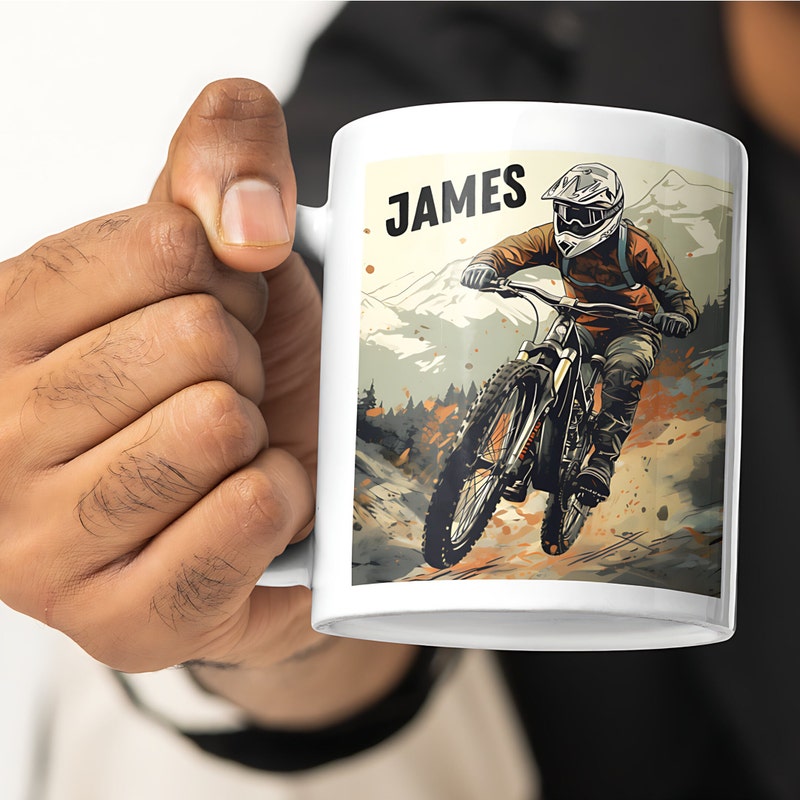 Bike Mug - Etsy