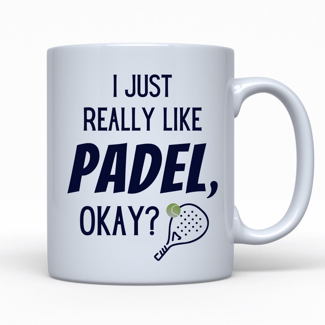 Funny Padel Mug, Padel Gift, Gift for Padel Player, Paddle Tennis ...