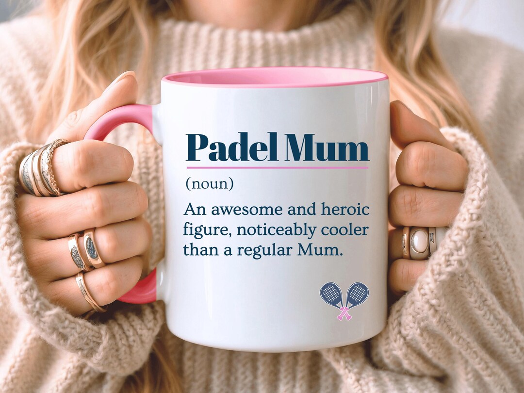 Padel Gift for Mum, Funny Padel Mug, Mother's Day Gift, 11oz Ceramic ...