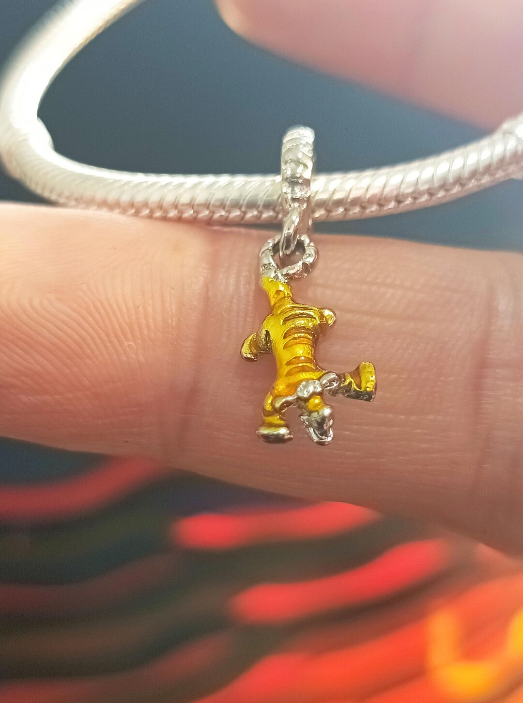 Winnie the Pooh Tigger Dangle Charm, S925 ALE Sterling Silver, Charm ...