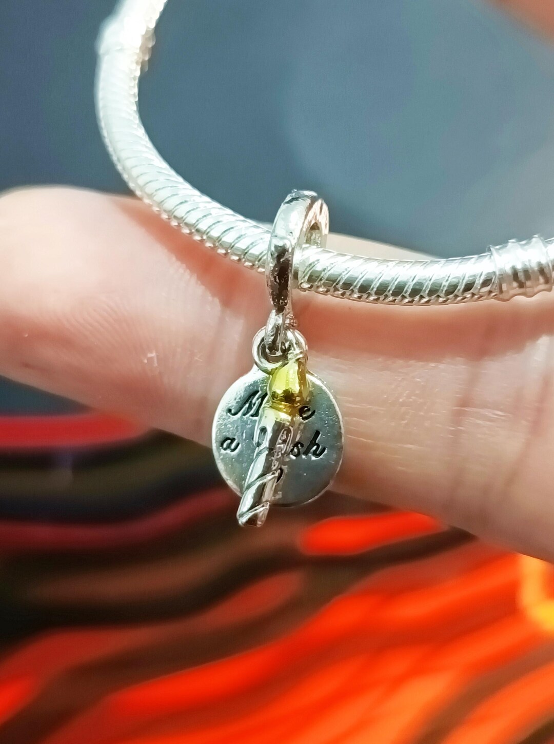 Authentic Charms, Two-tone Birthday Candle Dangle Charm, S925 ALE ...