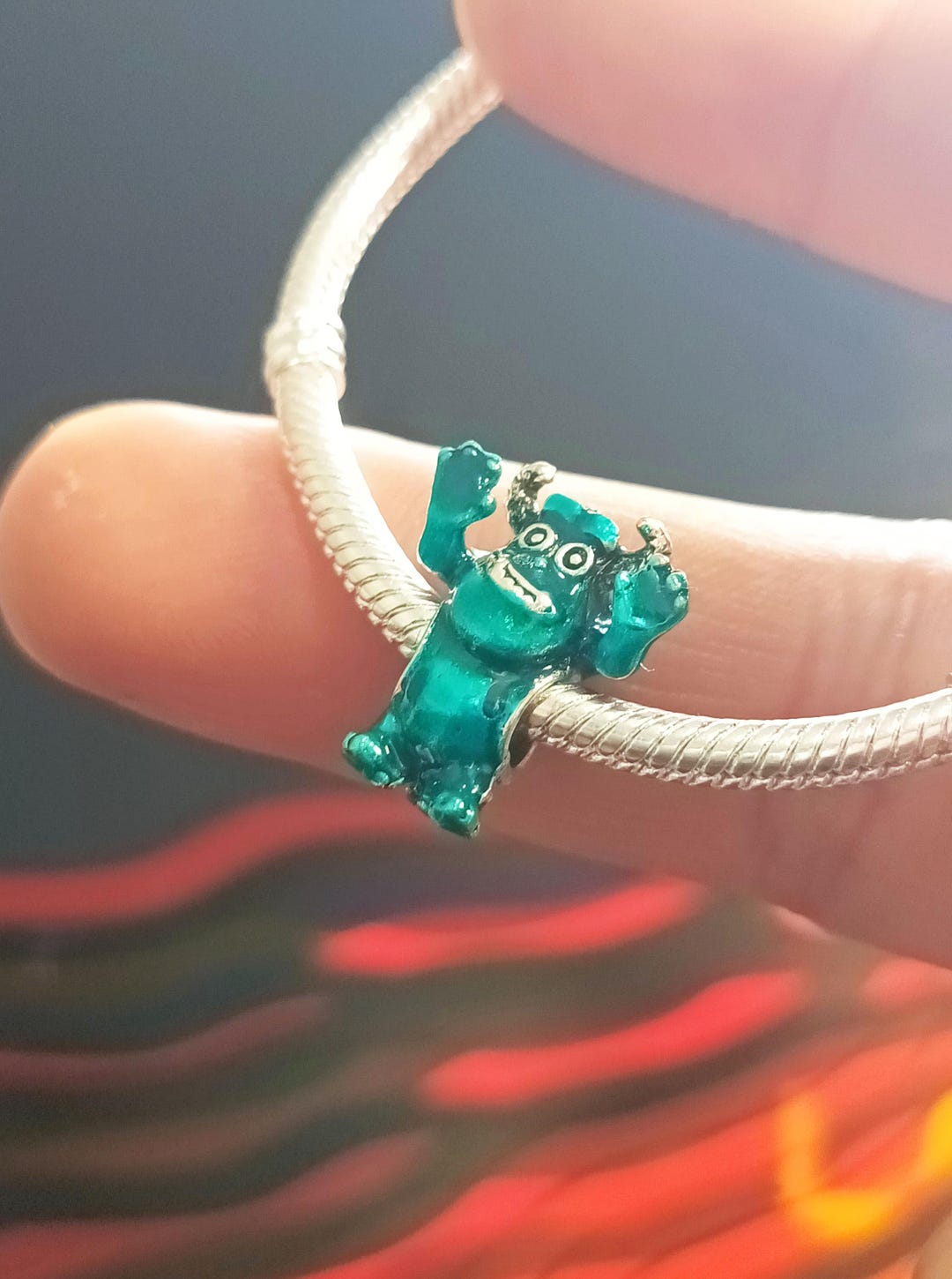 Authentic Charms, Park Exclusive Pixar Sulley Charm, S925 ALE Sterling ...