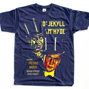 Dr. Jekyll and Mr. Hyde V1 Horror Poster T-SHIRT All Sizes S-5XL Cotton ...