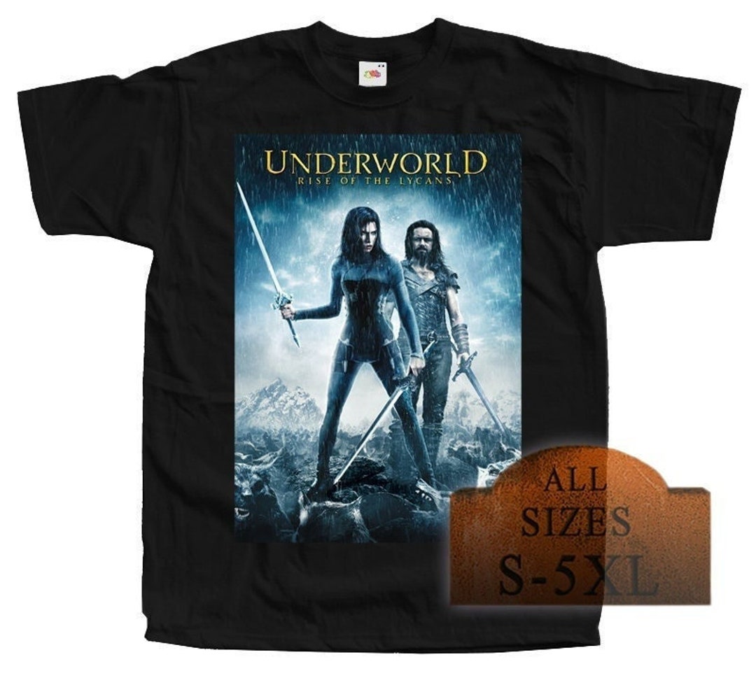 Underworld 3: Rise of the Lycans V3 Horror Movie Poster T SHIRT Black ...