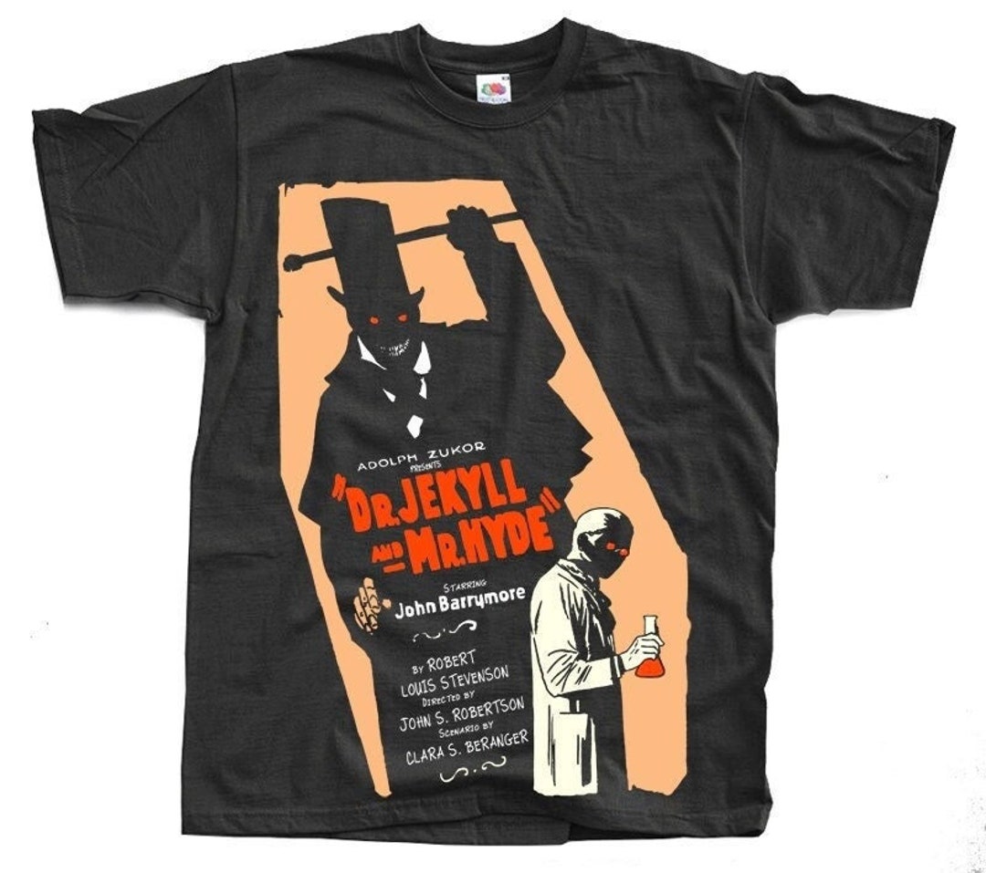 Dr. Jekyll and Mr. Hyde V2 Horror Poster T-SHIRT All Sizes S-5XL Cotton ...