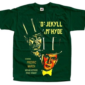 Dr. Jekyll and Mr. Hyde V1 Horror Poster T-SHIRT All Sizes S-5XL Cotton ...