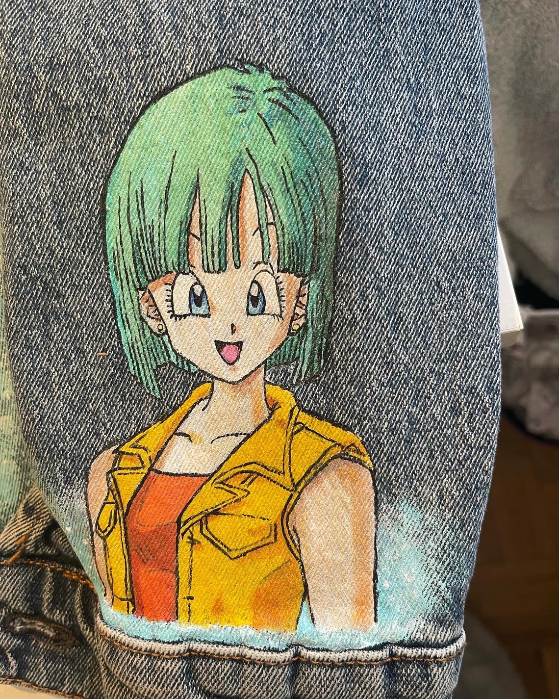 Custom Hand-painted Jacket - Etsy