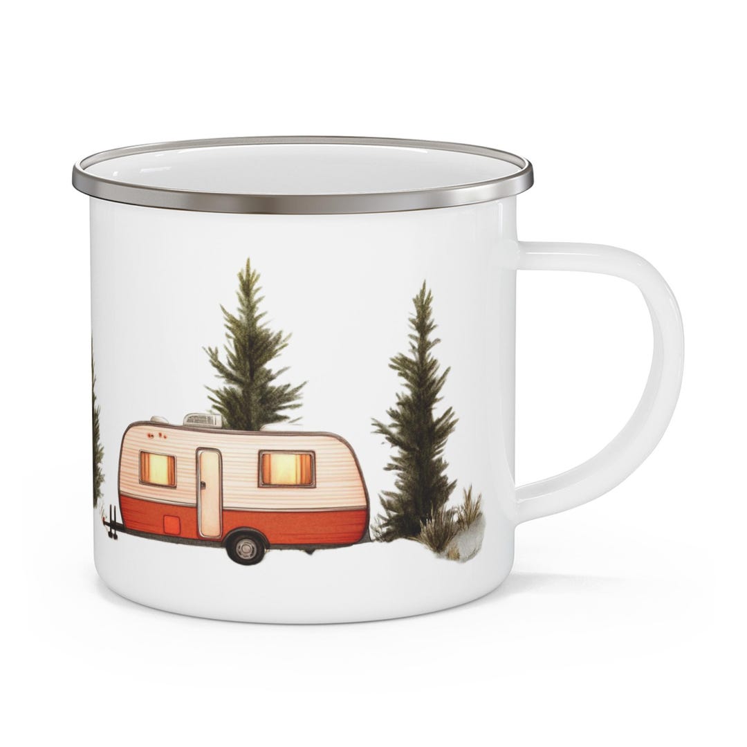 Camper Gift, Camping Mug, Glamping Mug, Hiking Nature Lover Gift, Happy ...
