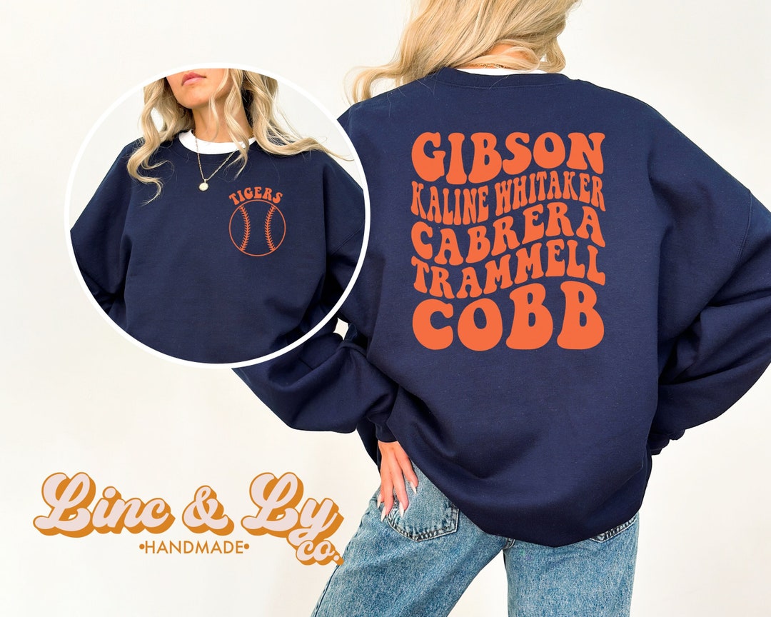 Detroit Tigers Legends Crewneck, Hall of Fame Legends, Baseball Legends ...