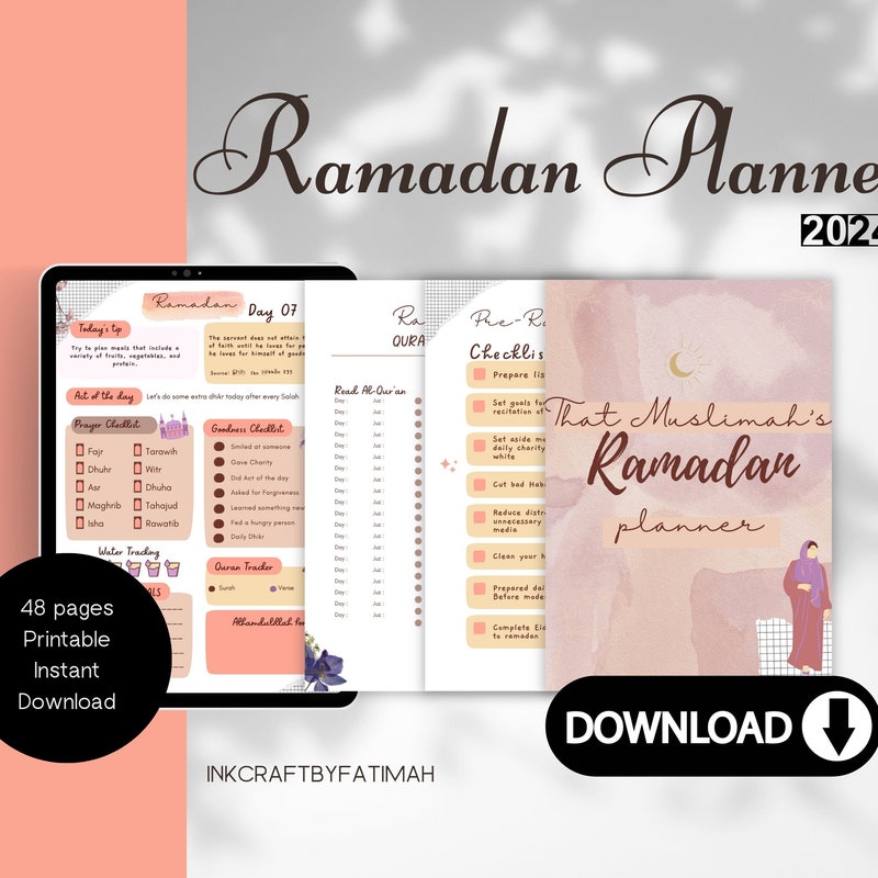 Ramadan Planner - Etsy
