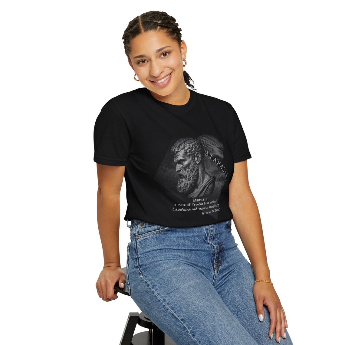 Epicurus Greek Philosopher Unisex Design the Famous Epicurus Hellenic ...
