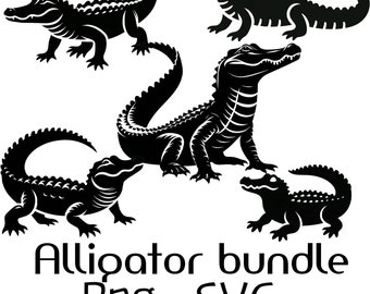 Crocodile Svg Bundle Alligator Svg Bundle Crocodile Png Bundle ...