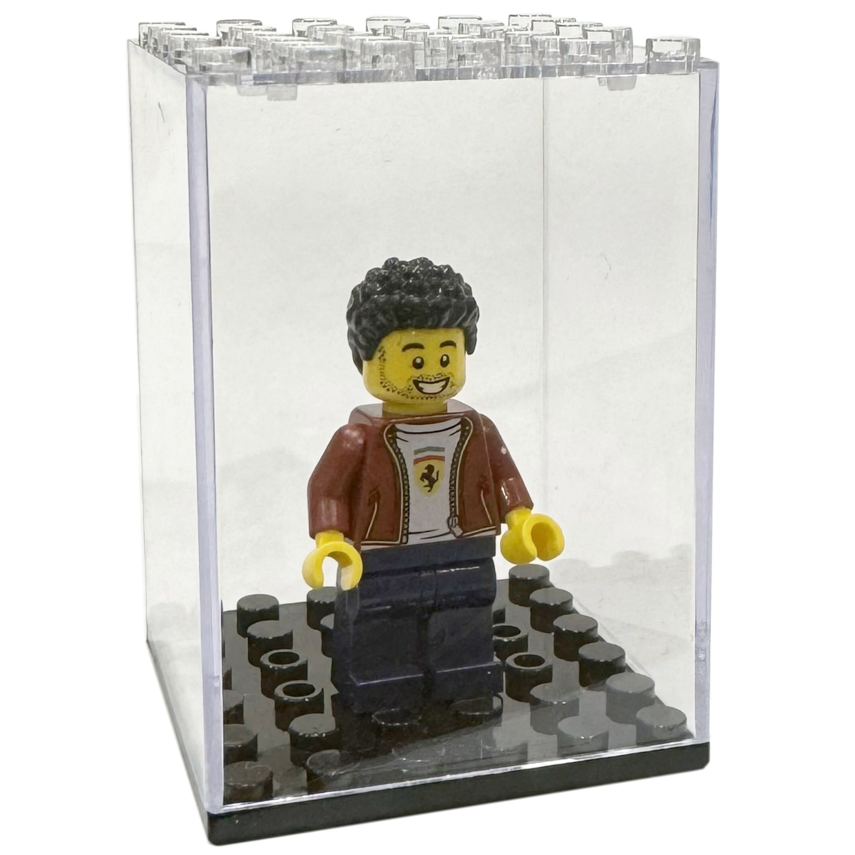Lego Minifigure Display Case Plastic Stackable Building Blocks ...