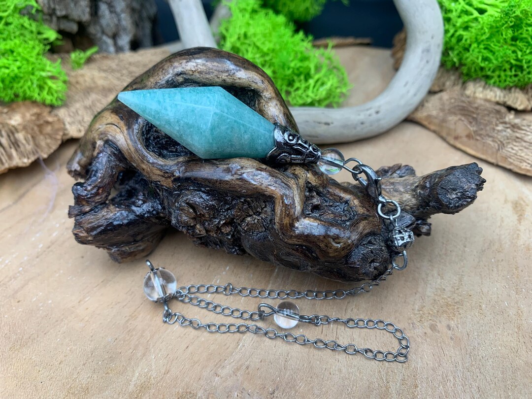 Amazonite Pendulum - Harmony and Inner Peace - Etsy UK
