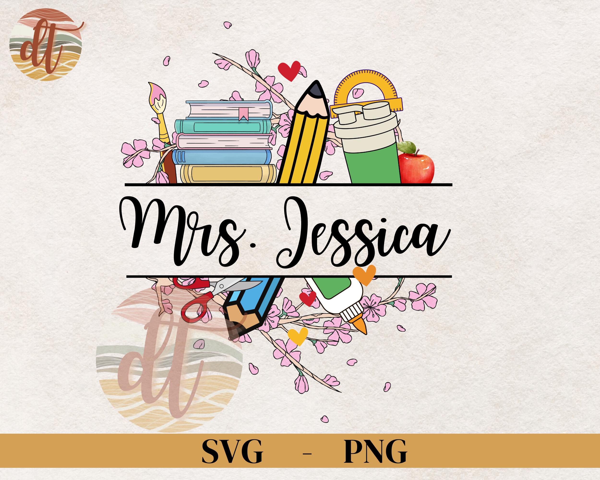 Custom Name Teacher Png, Personalized Teacher Png, Teachers Day Png ...