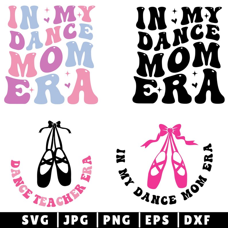 Dance Era SVG Bundle: Digital Download for Crafting - Etsy