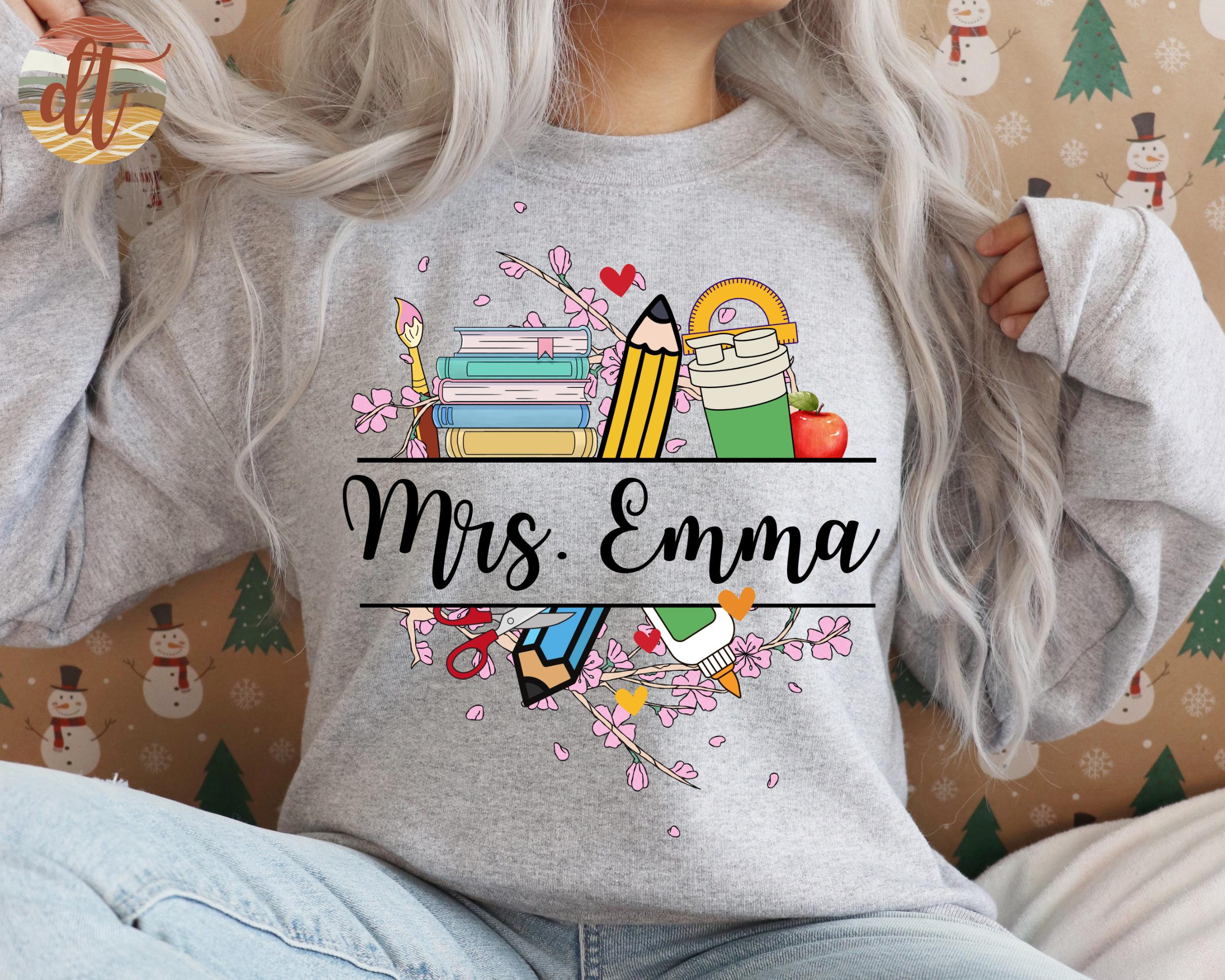 Custom Name Teacher Png, Personalized Teacher Png, Teachers Day Png ...