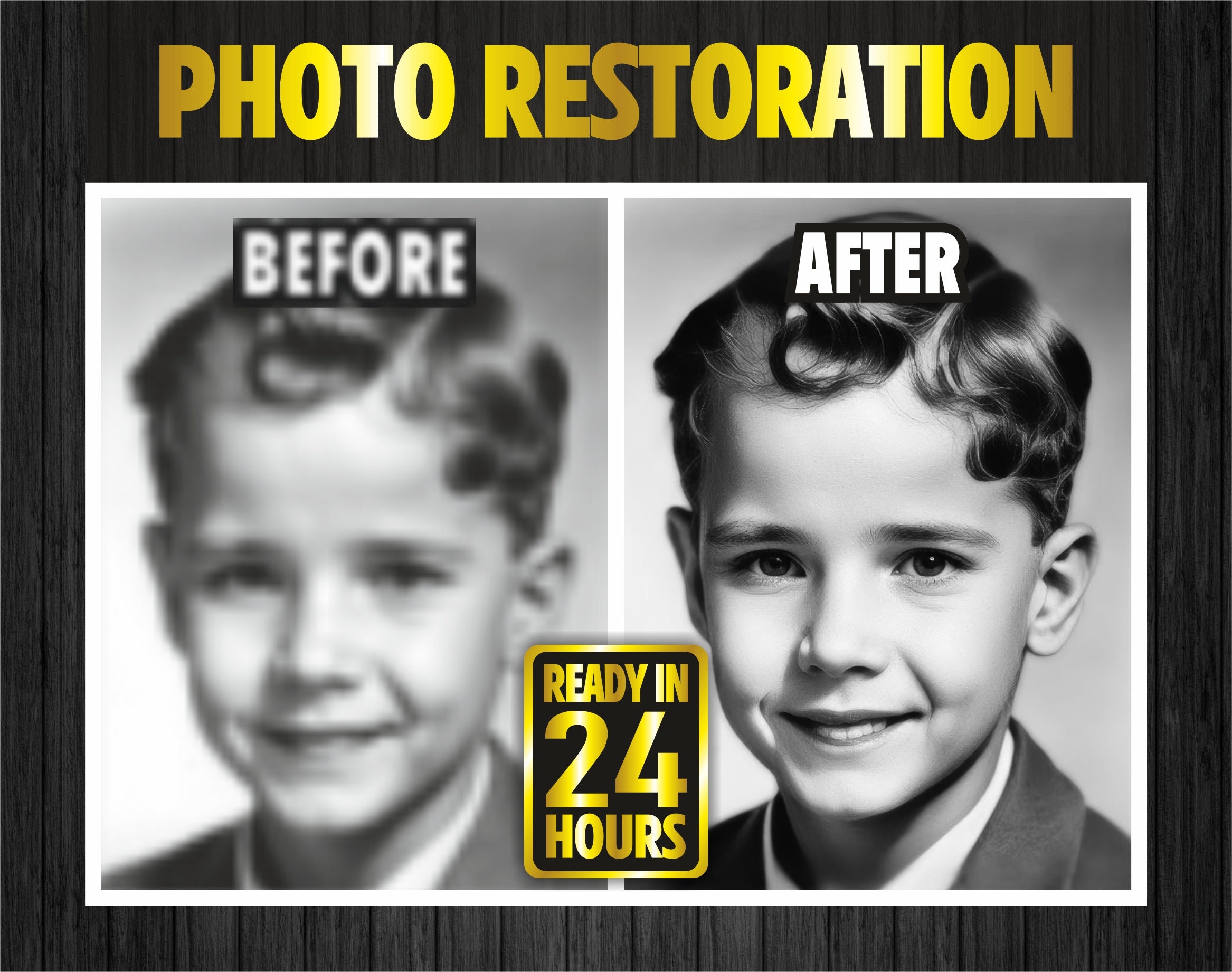 Revive Old Photos: Professional Photo Restoration Service for ...