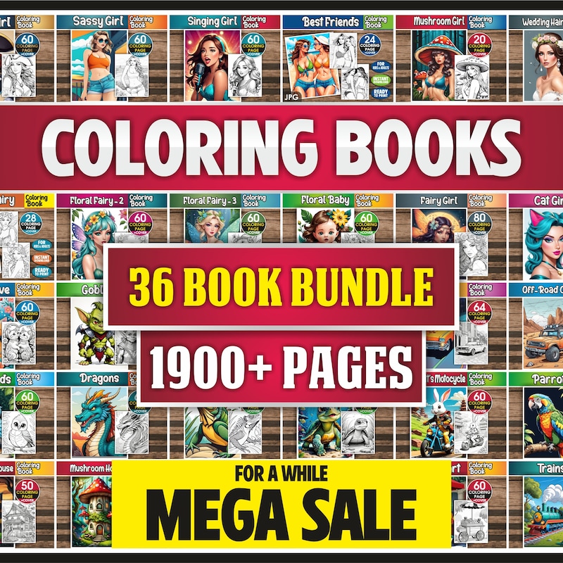 Adult Coloring Books - Etsy