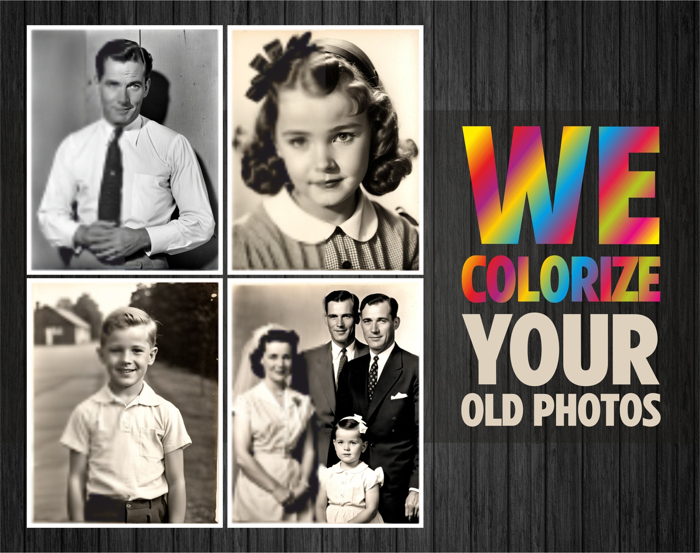 Colorize Old Photos: Professional Photo Restoration Service for ...