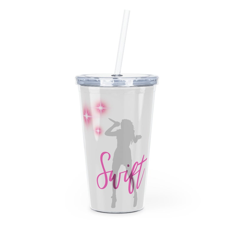 Taylor Swift Plastic Tumbler With Straw - Etsy