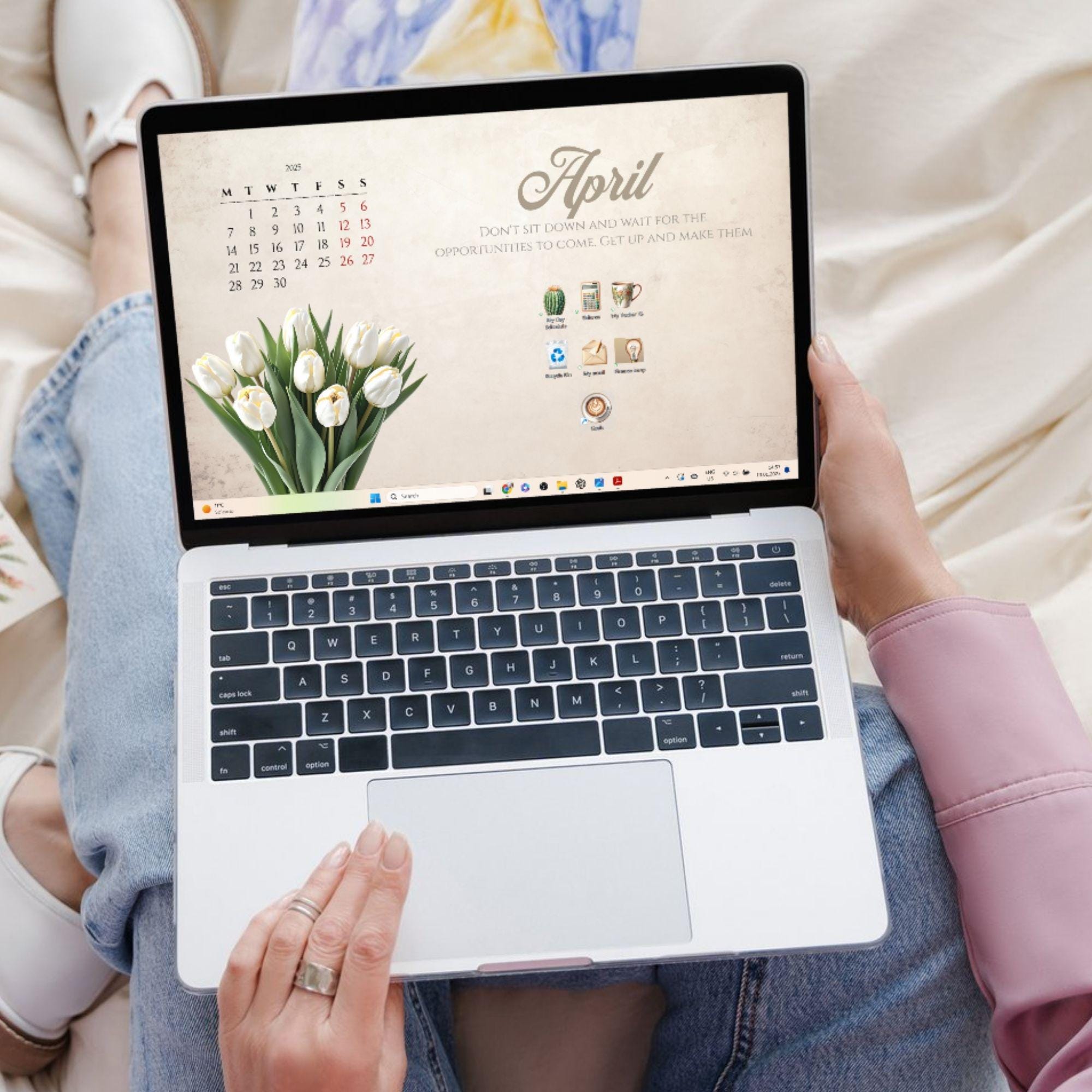 2025 Calendar Desktop Wallpaper for PC, Imac & MacBook - Stylish ...