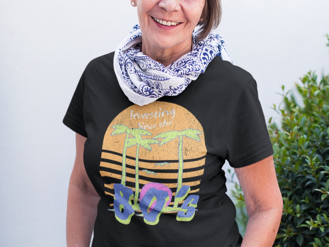 Vintage Investing Since 80s Tee, Finance Investing T-shirt, Retro Wall ...