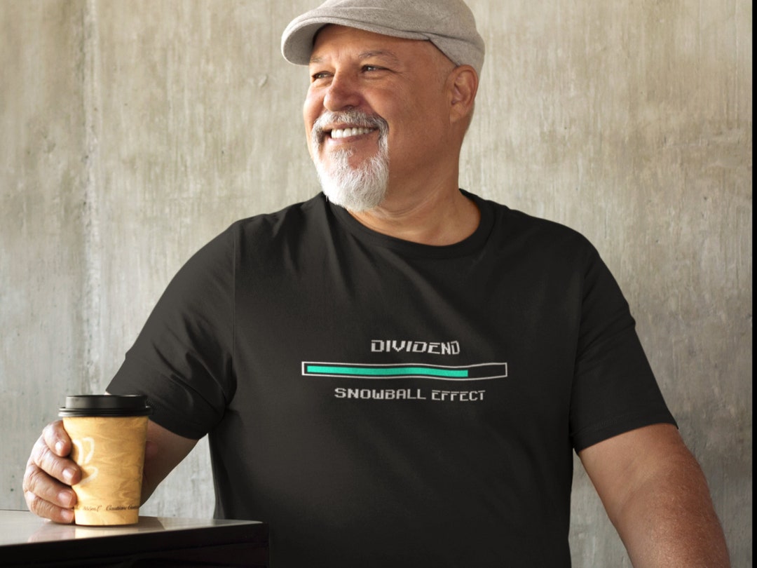 Retro Snowball Effect T-shirt, Dividend Investor Tee, Financial Freedom ...