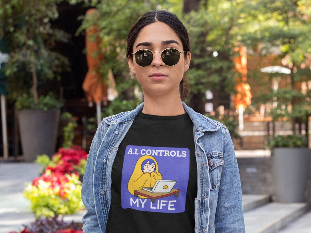 Funny Sarcastic AI Graphic Tee, Artificial Intelligence Humor Shirt ...