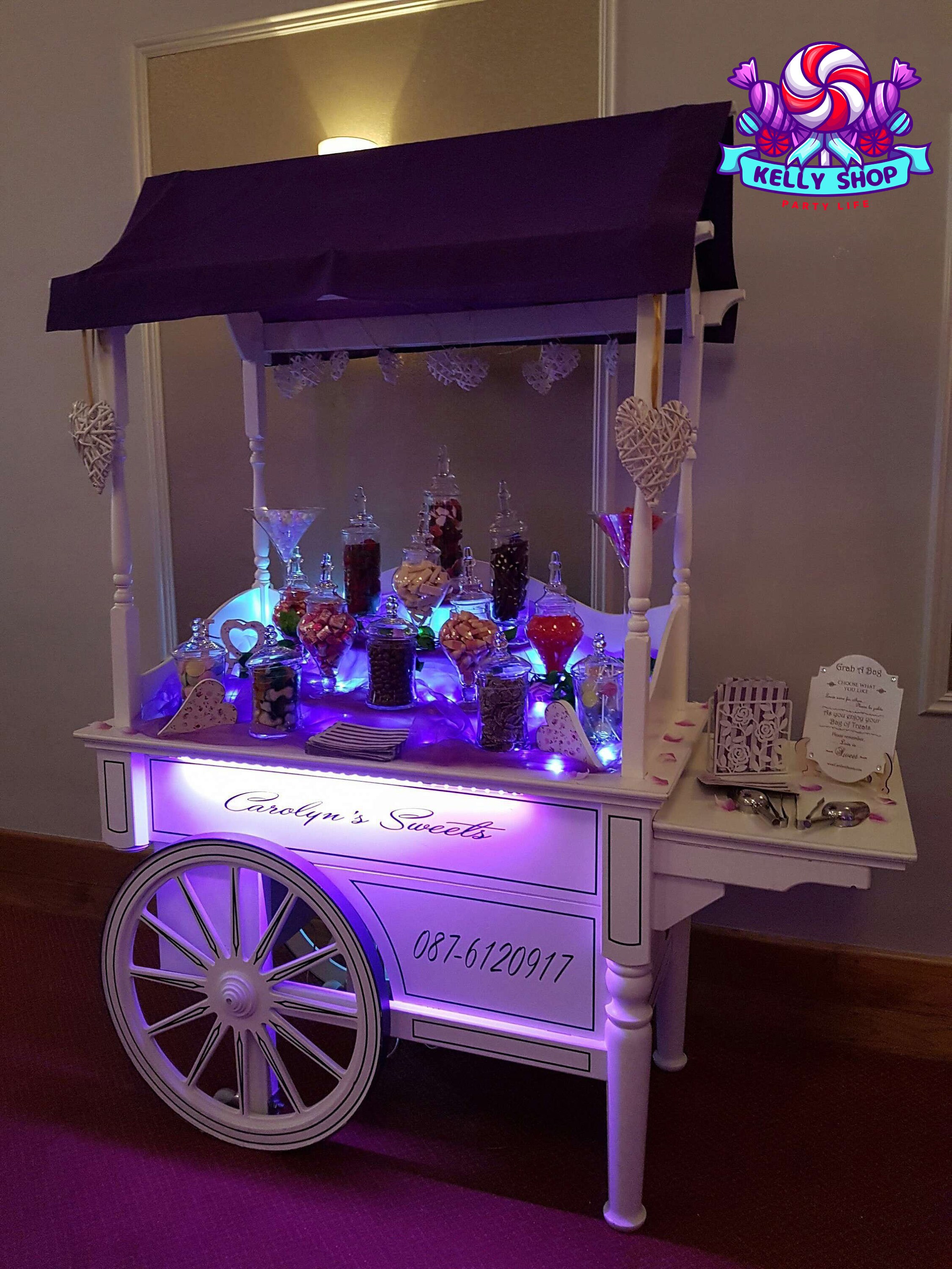Wedding Sweet Cart,pier Cart,sweet Cart,candy Cart,wooden Cart,candy ...