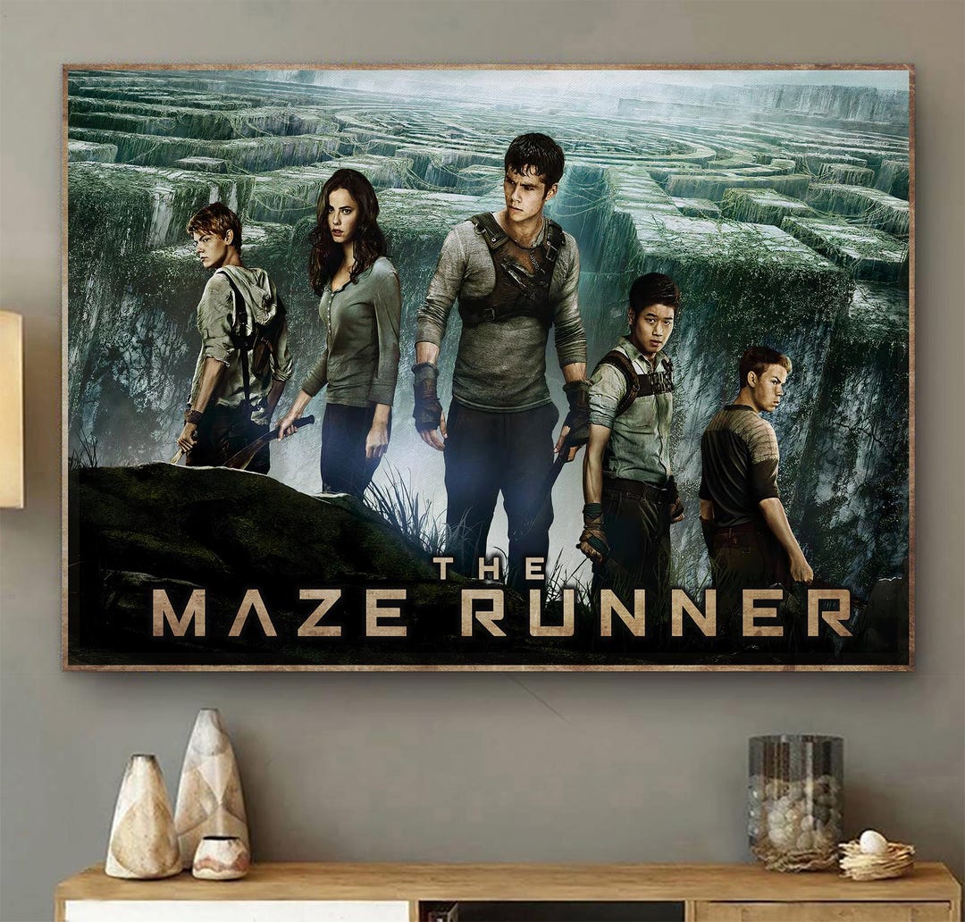 The Maze Runner Movie Canvas Print, Dystopian Sci-fi Adventure Film ...