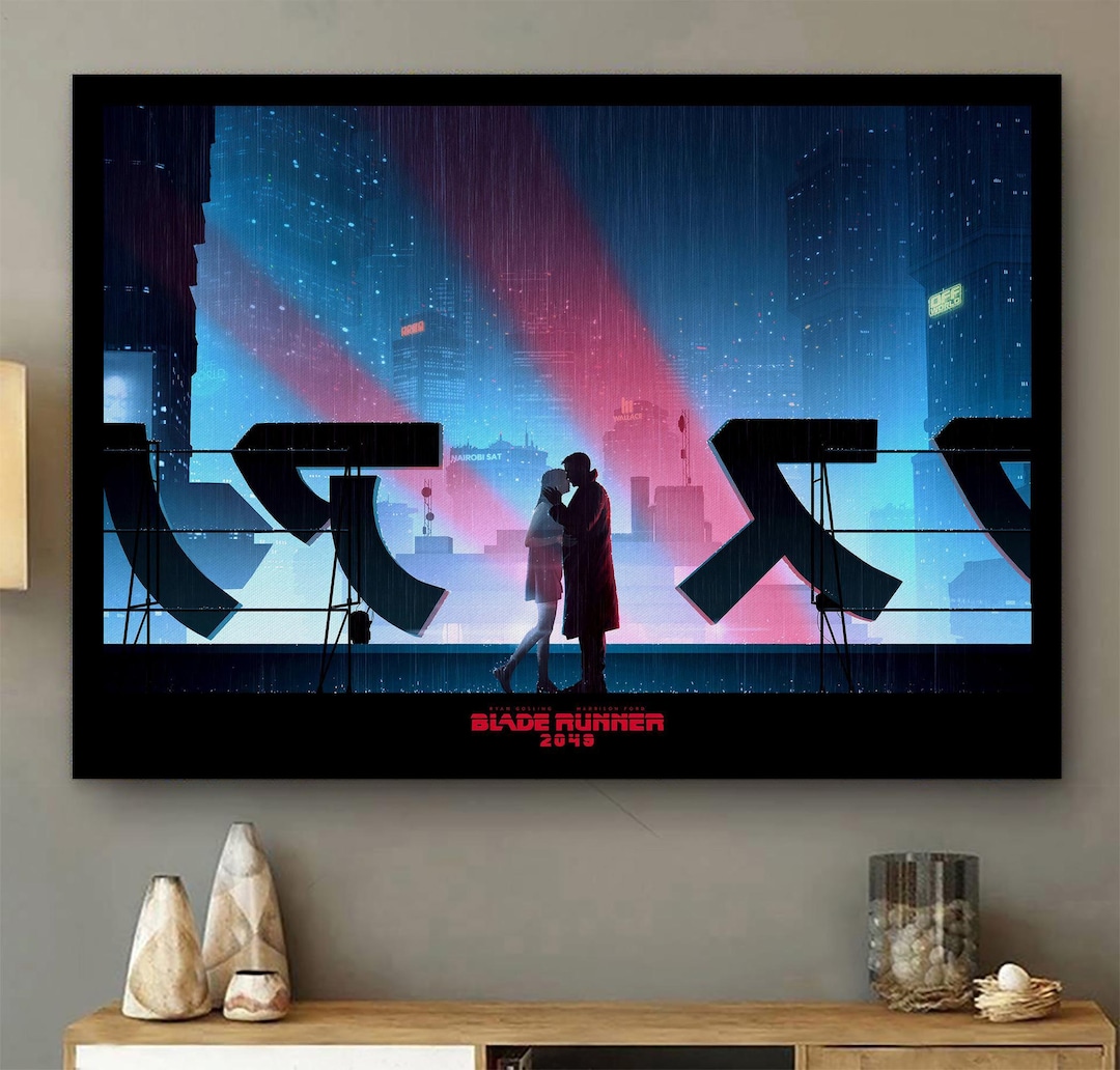 Blade Runner 2049 Sci-fi Movie Canvas Print, Futuristic Dystopian Wall ...