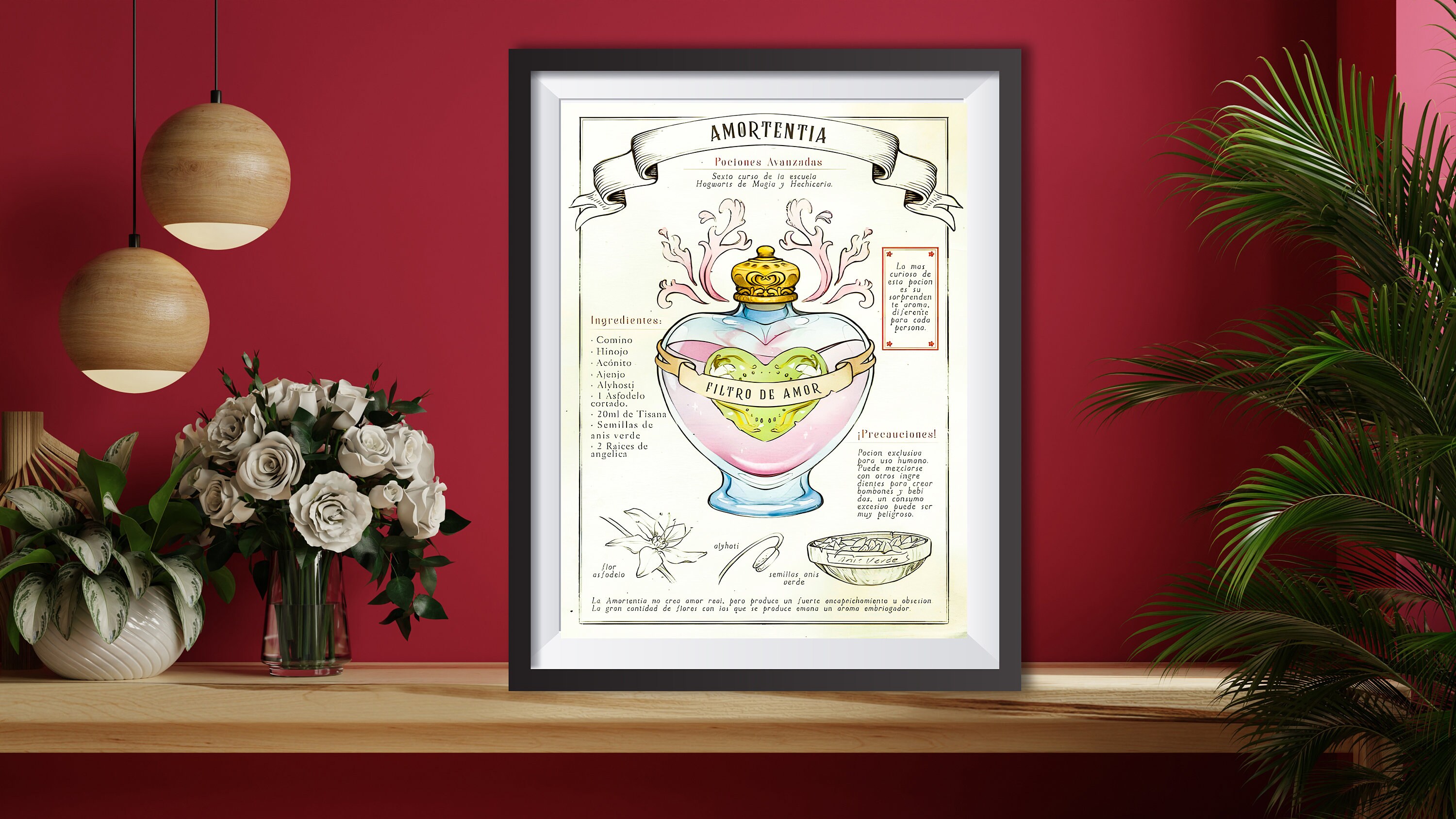Love Potion Poster, Love Potion Recipe, Magic Potions, Potion Lesson ...