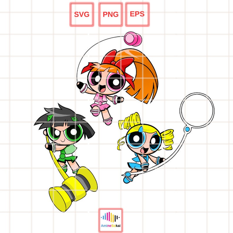 Powerpuff Girls Svg, Cartoon Network Svg, Cartoon Characters, Printable ...