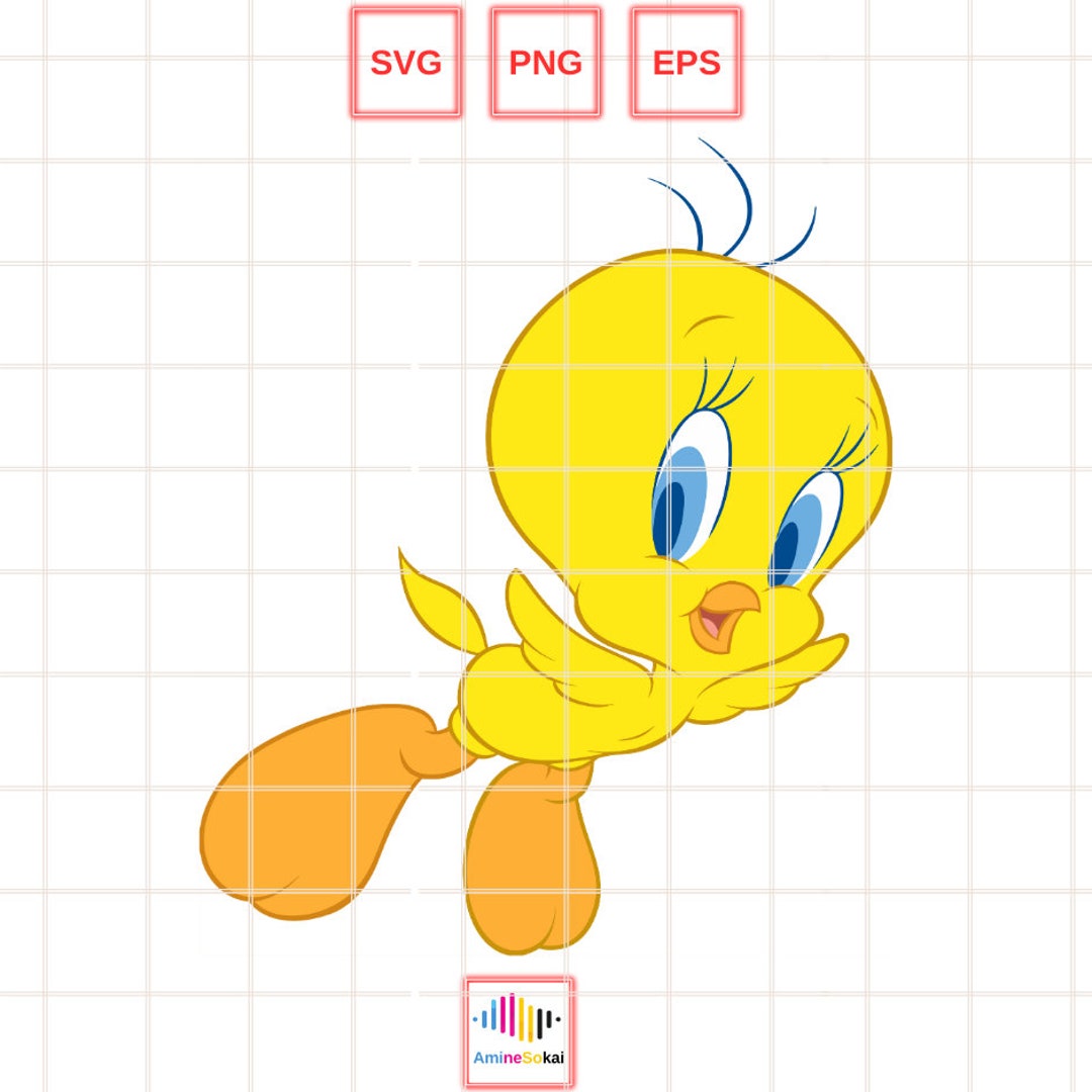 Tweety Svg Cut Files Bundle Tweety Svg Digital Download Tweety Svg Cute ...